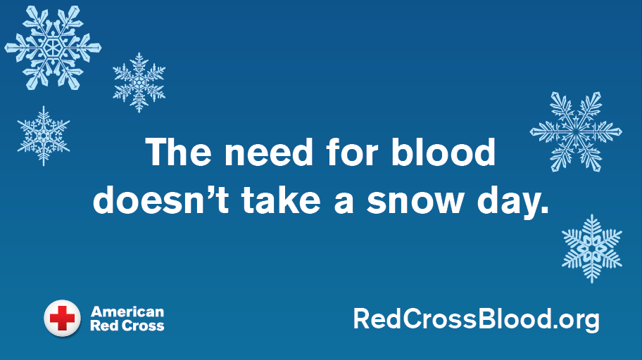 Blood Donors Needed to Combat Winter Weather Cancellations