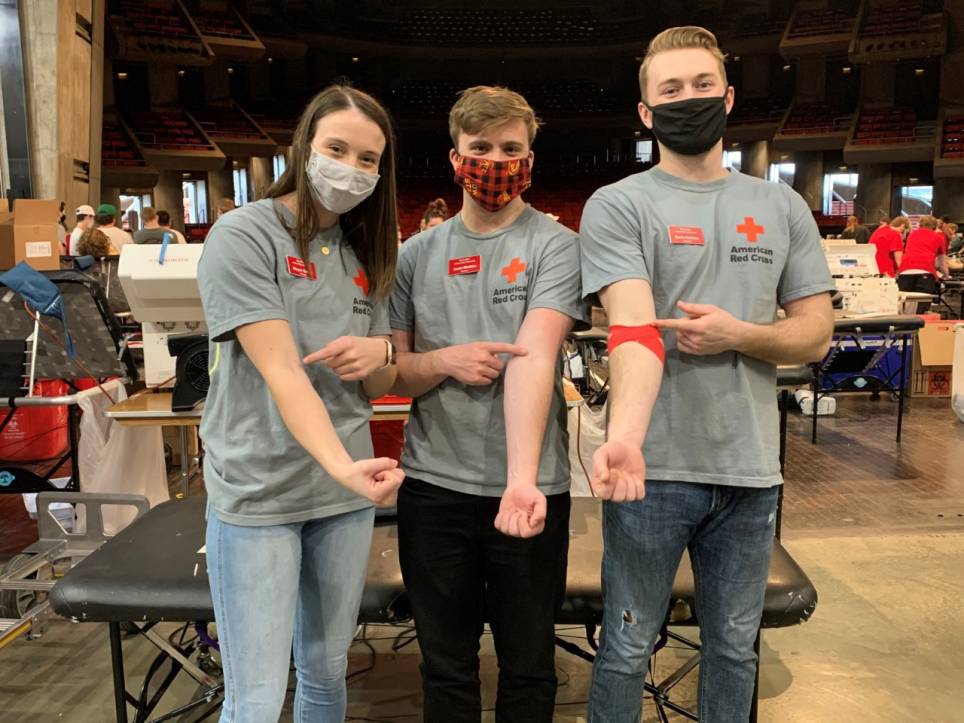 National Volunteer Month: Student volunteers get blood flowing to help ...