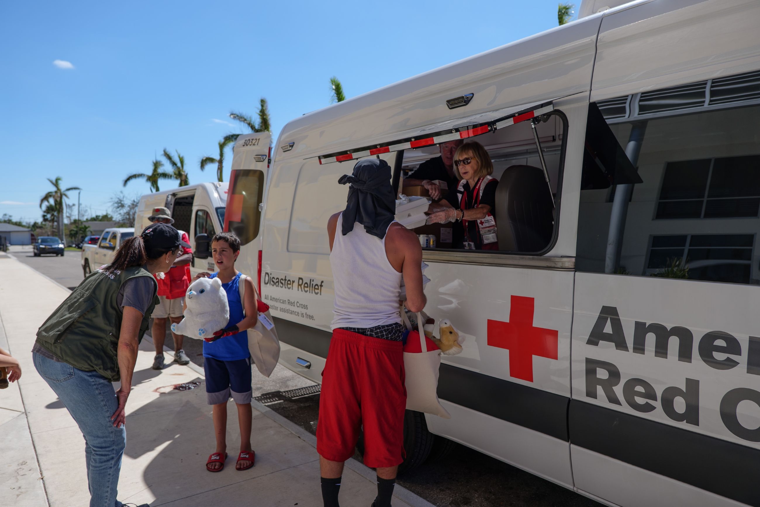 A Look Inside the Massive Red Cross Hurricane Ian Feeding Operation