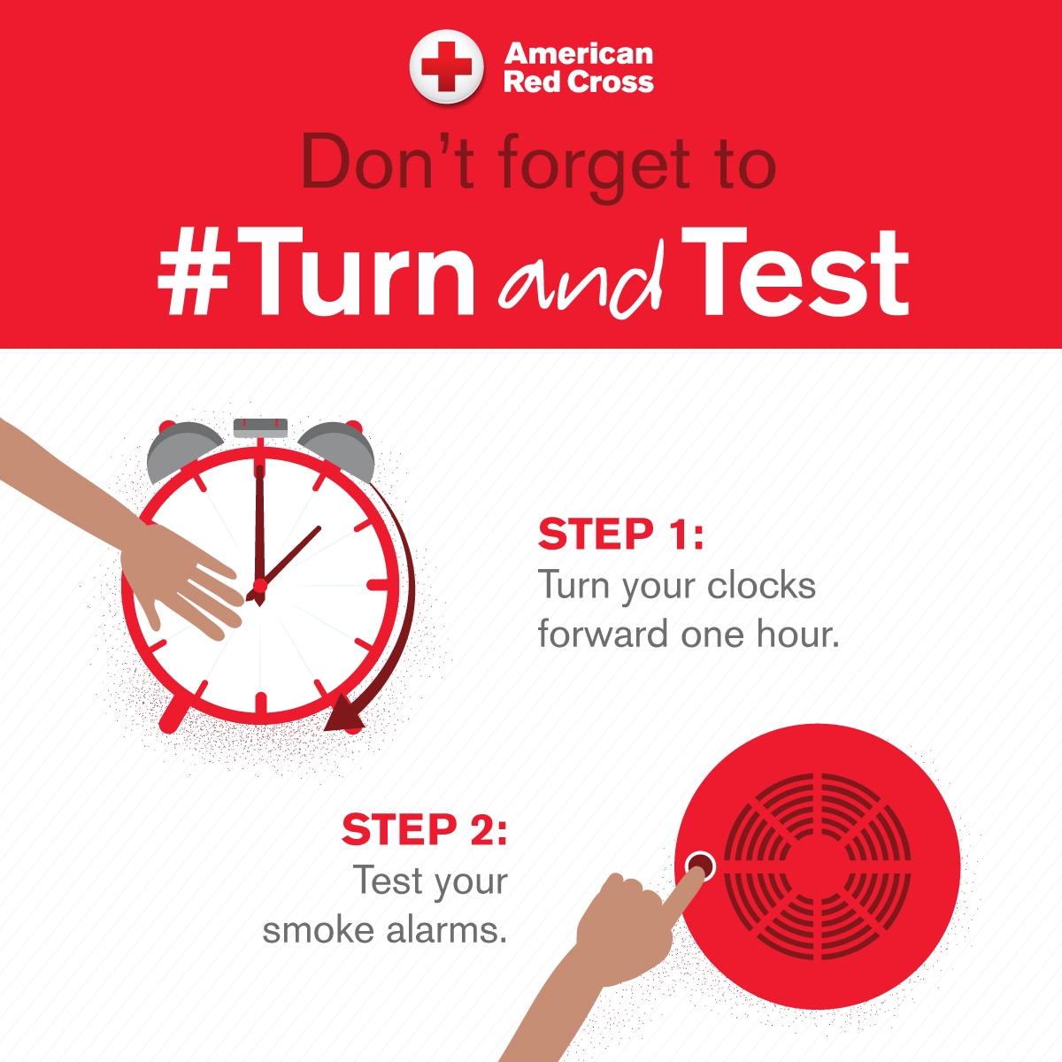 Daylight Saving Time: Turn Clocks Ahead, Test Smoke Alarms