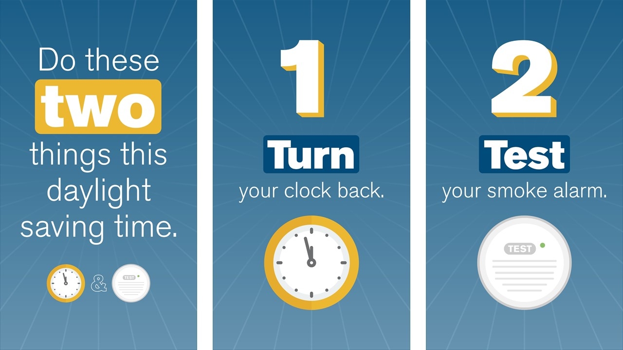 TEST Your Smoke Alarms as You TURN Your Clocks Back this Weekend to ...