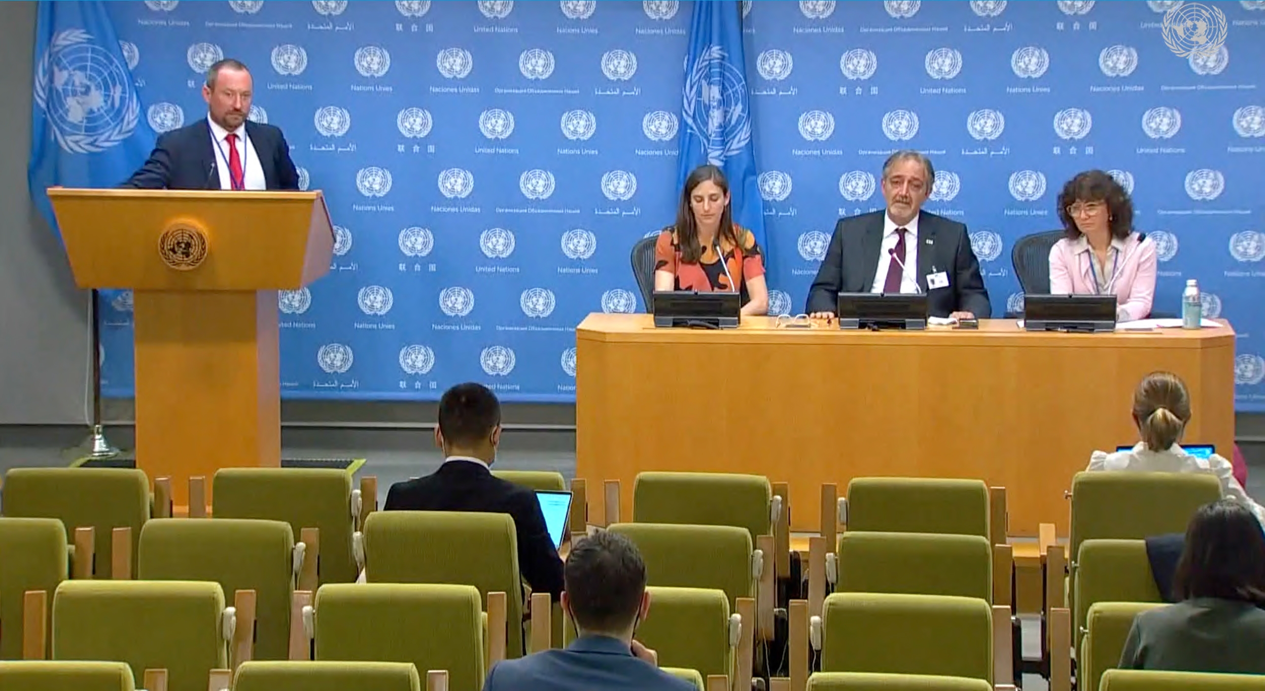 Red Cross at United Nations Discussing Migration