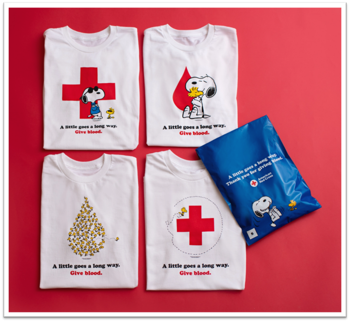 Viral Red Cross x PEANUTS® T-shirts are back—just in time to celebrate ...