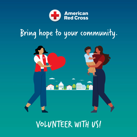 Red Cross Issues Call for Help during National Volunteer Month