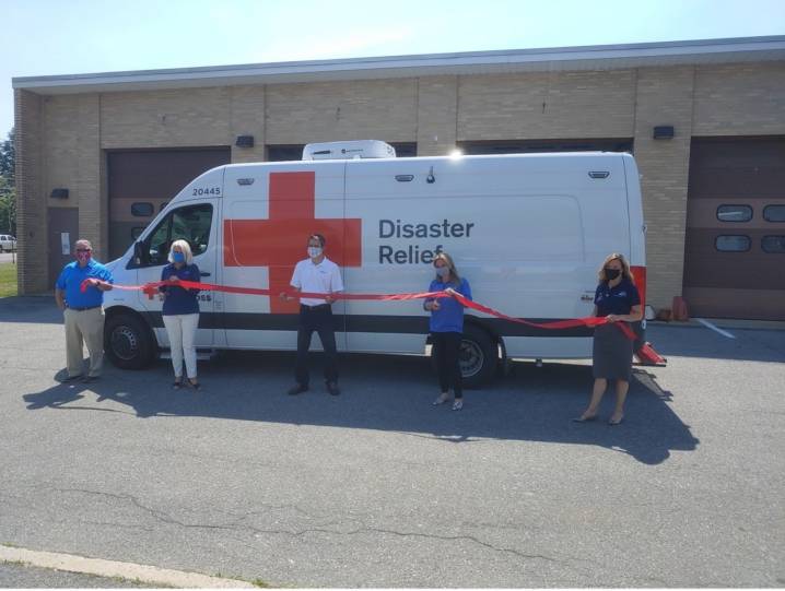 [Emergency Response Vehicle Arrives] | News | American Red Cross