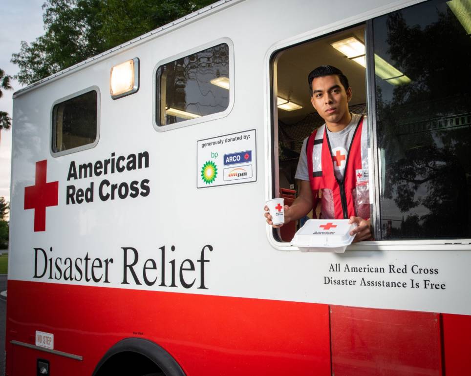 Disaster Responder Driven by his Red Cross Motto