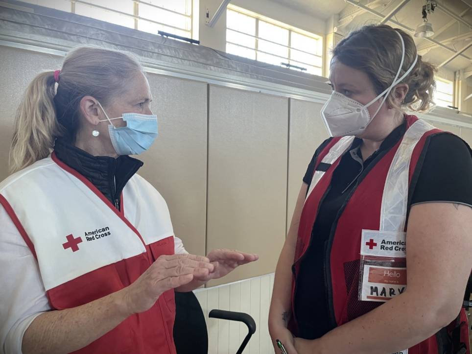 California Wildfires: New Red Cross Volunteers Responding Together