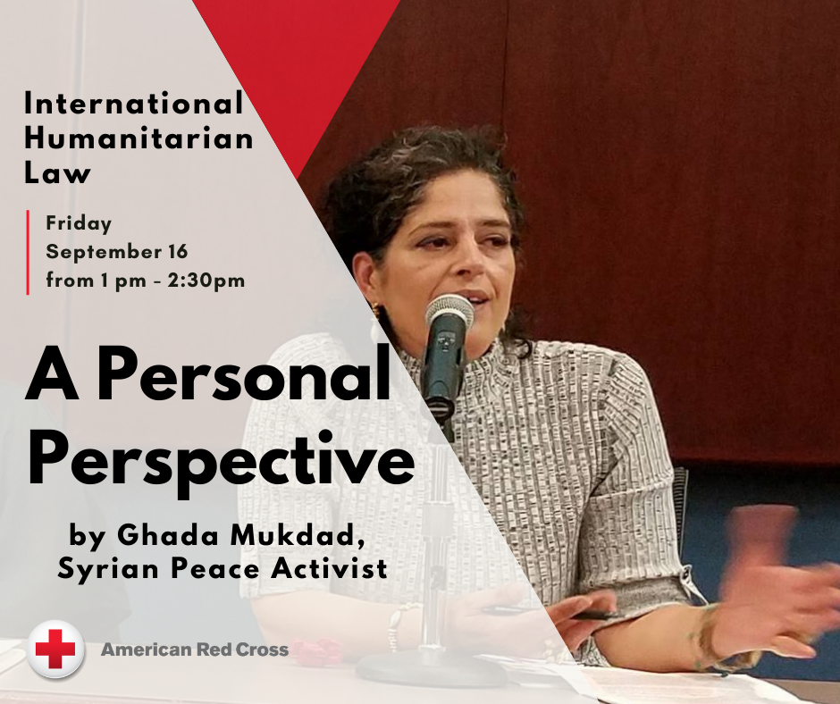 Syrian Immigrant Teaches International Humanitarian Law