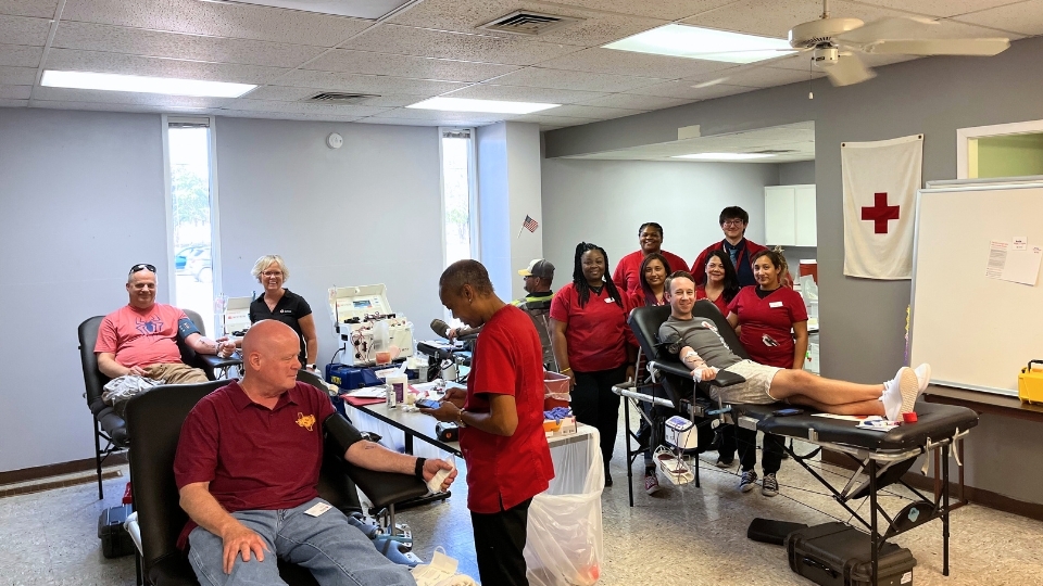 American Red Cross Hosts First Blood Drive in Four Years at its Office