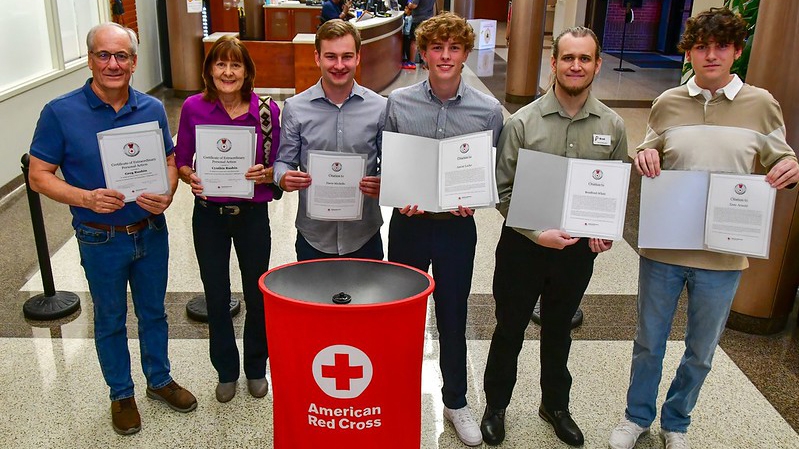 Red Cross Lifesaving Awards Plano Residents