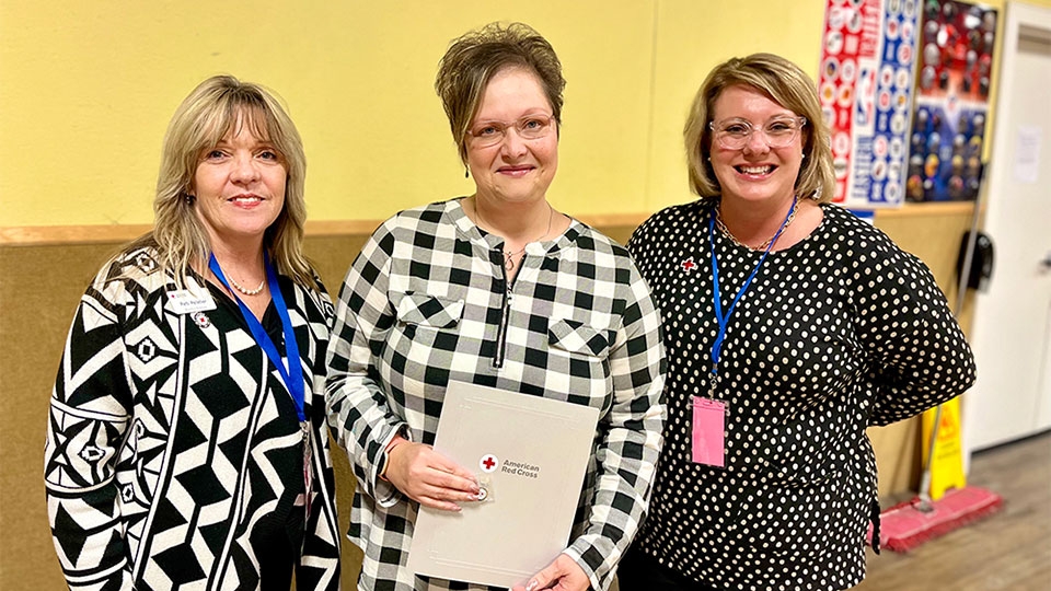 A hero in the cafeteria | News | American Red Cross