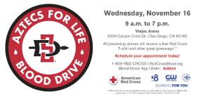 6th Annual Aztecs for Life Blood Drive | News | American Red Cross
