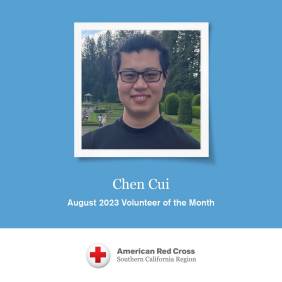 Volunteer of the Month Chen Cui | American Red Cross | News