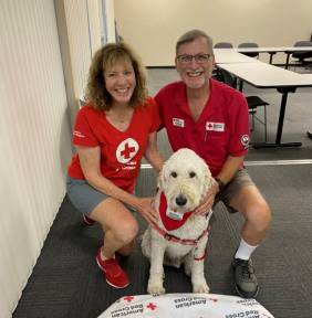 Buddy Brings “Pawsitivity” to Fairview Fire Evacuees | News | American ...