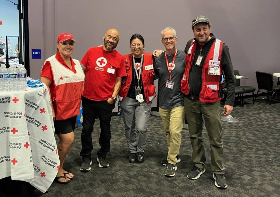 Red Cross Volunteers Help People Affected by Southern California ...