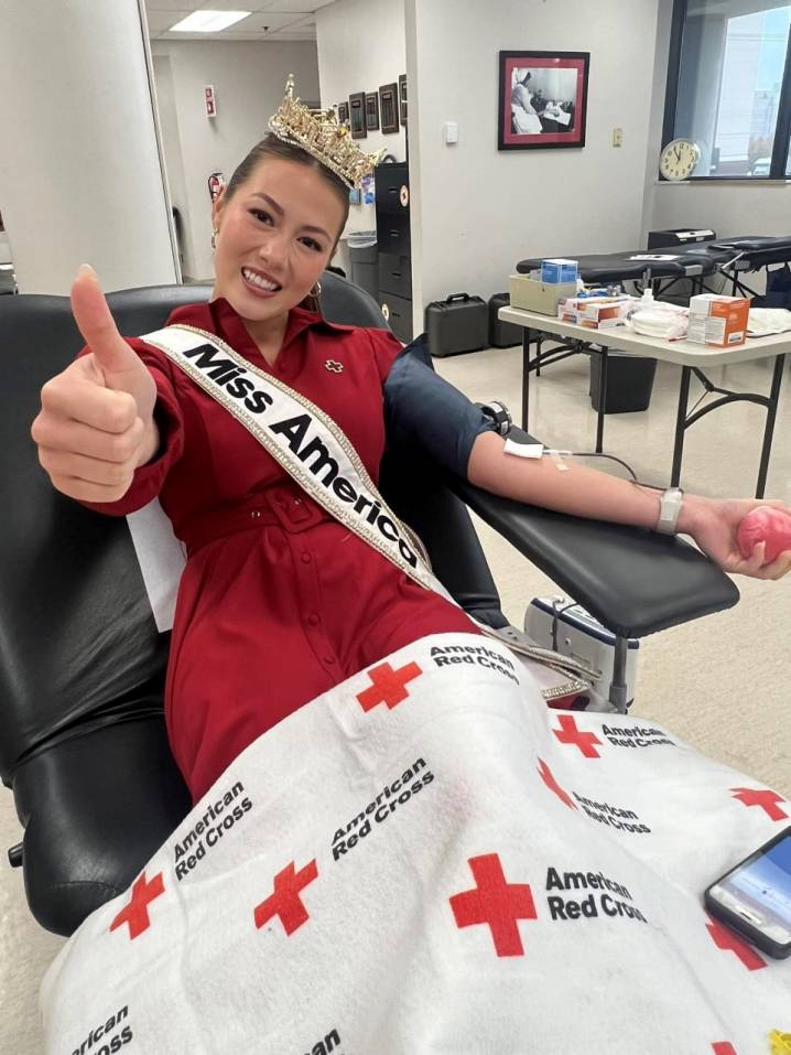 Miss America 2022 Encourages All Americans To Donate Blood | News ...