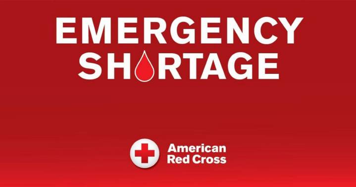 Emergency blood shortage: Severe weather further strains Red Cross ...