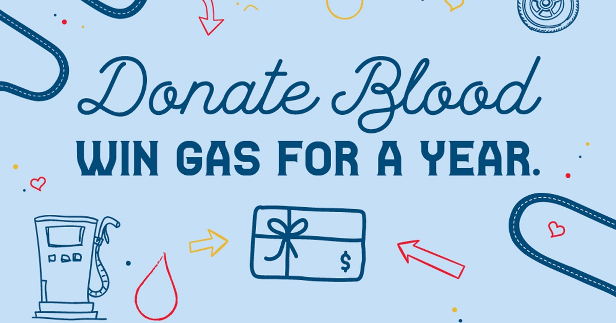 Donate Blood for a Chance to Win Gas for a Year | Red Cross Blood