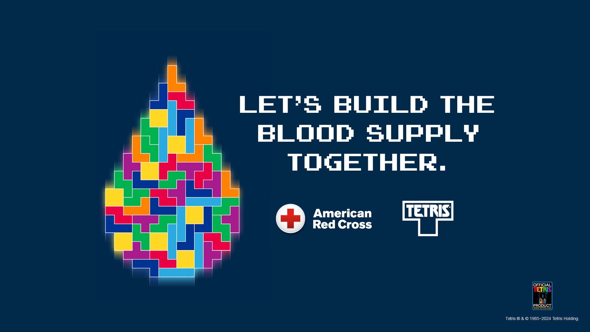 Tetris® + Red Cross T-shirt For Giving Blood | Red Cross Blood Services