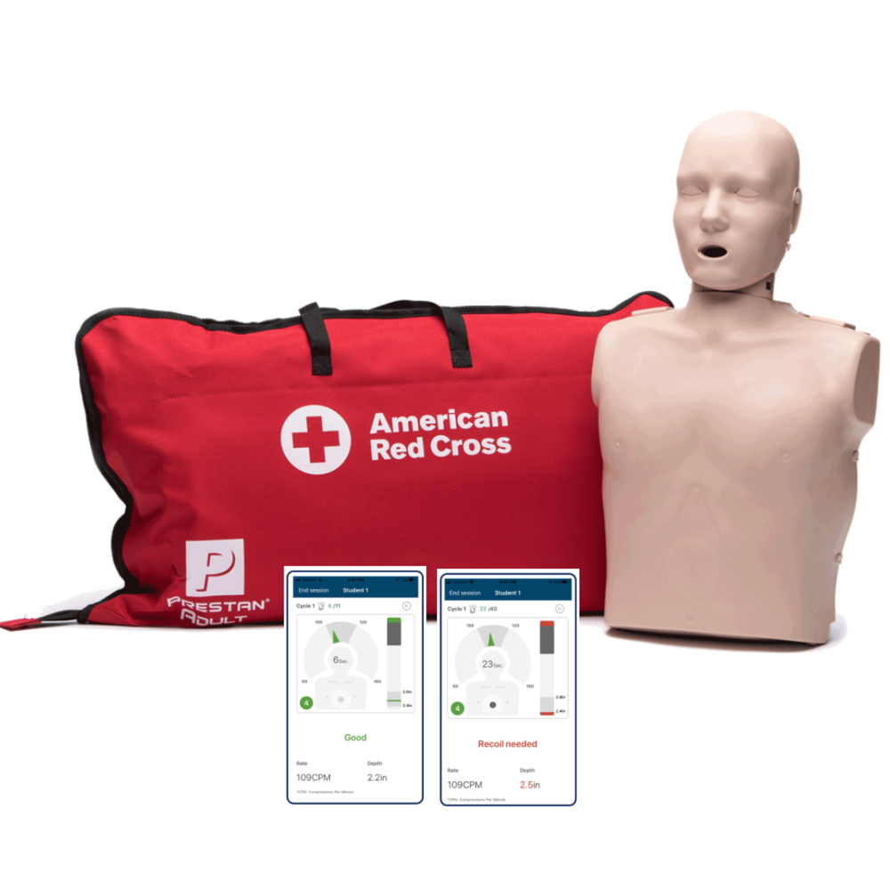 Prestan Adult CPR Manikin with Bluetooth™ Feedback App | Red Cross Store