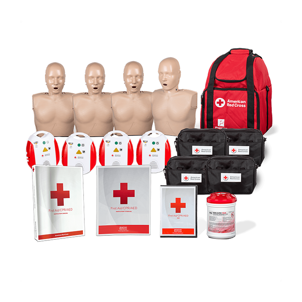 First Aid Cpr Aed For Schools Instructors Kit Red Cross Store