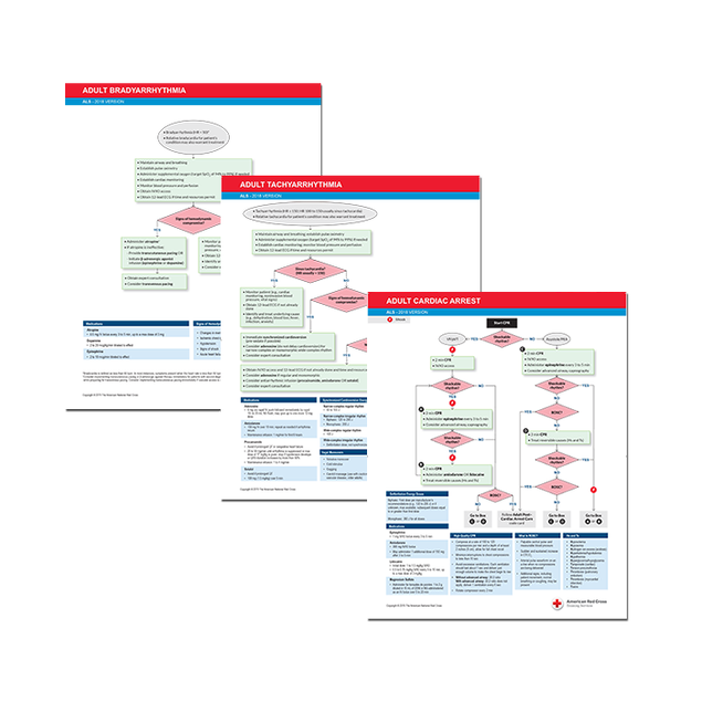 ALS Emergency Code Cards, Set/9 | Red Cross Store ALS Emergency Code Cards, Set/9 | Red Cross Store