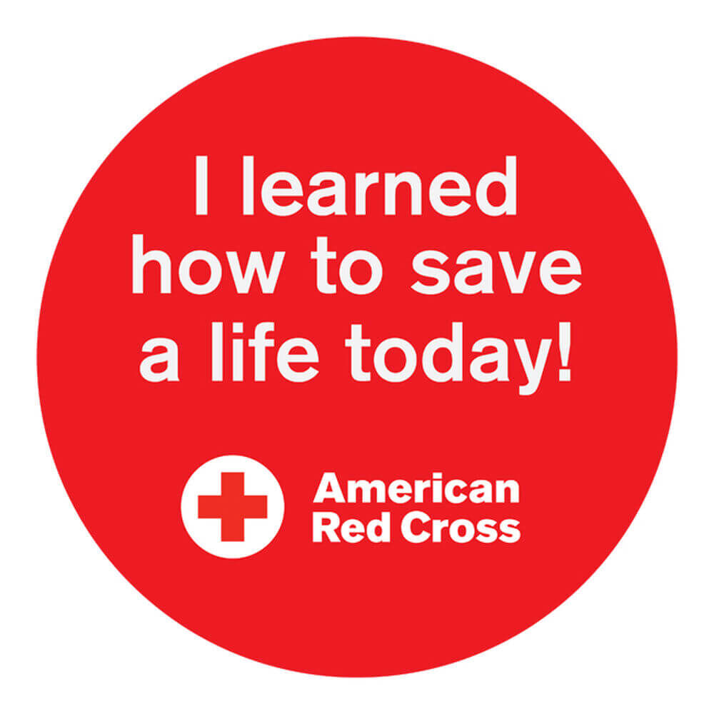 CPR Sticker - I Learned How to Save a Life | Red Cross Store