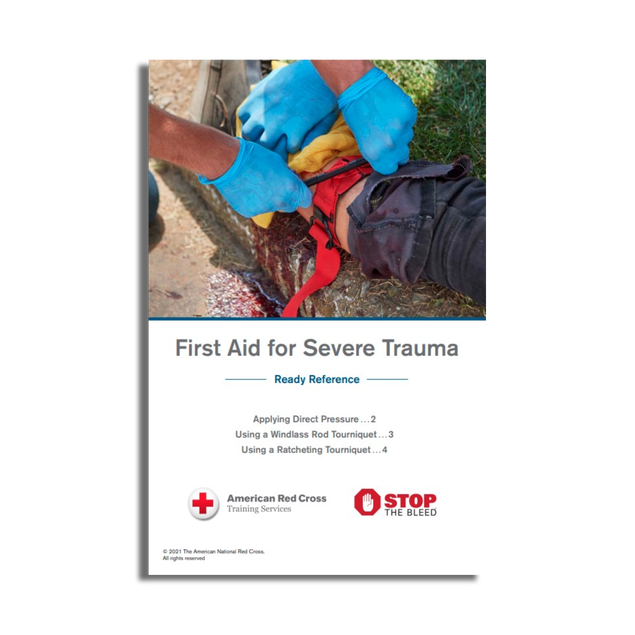 First Aid for Severe Trauma Ready Reference Guide | Red Cross Store