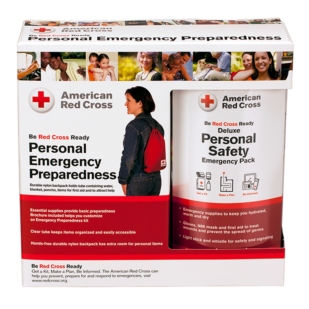 Deluxe Personal Emergency Pack with Bag | Red Cross Store
