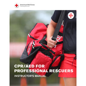 CPR/AED for Professional Rescuers Instructor's Manual | Red Cross Store