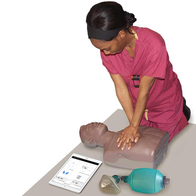Brayden/OBI Adult CPR Manikin with LED Red Light CPR Feedback, Brown ...