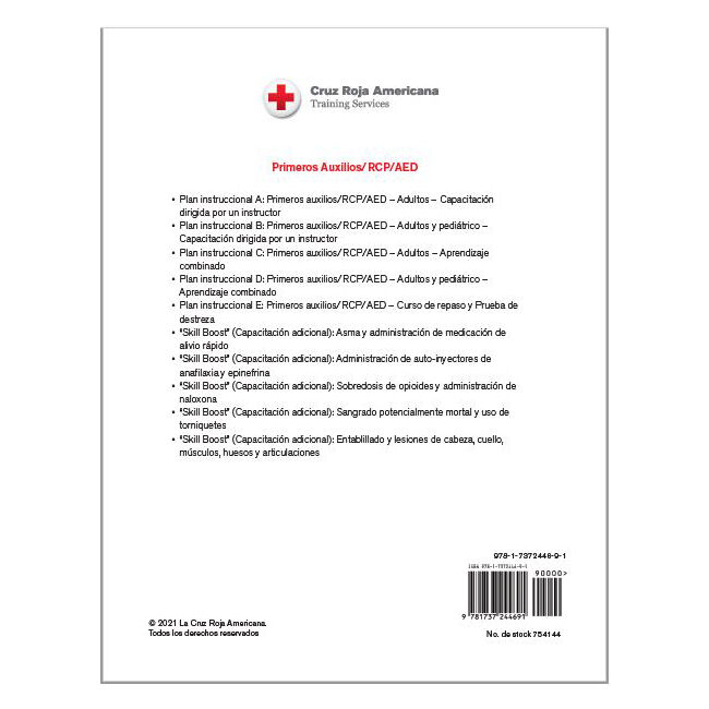 First Aid/CPR/AED DVD (Spanish) | Red Cross Store