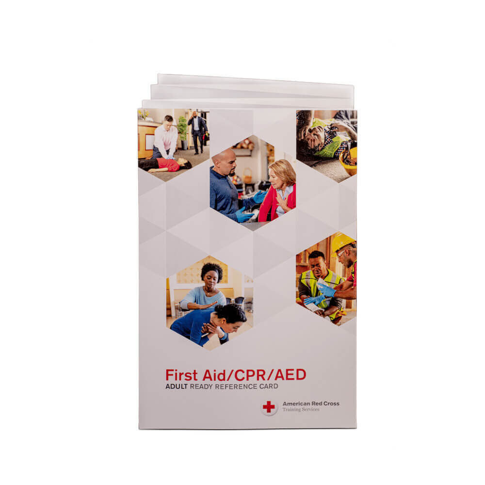 Adult First Aid, CPR & AED Ready Reference | Red Cross Store