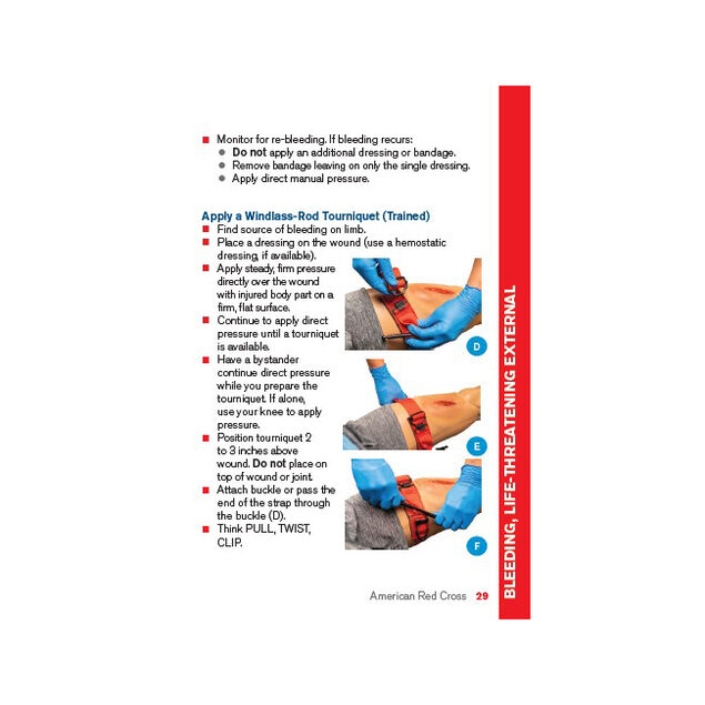 Emergency First Aid Reference Guide | Red Cross Store