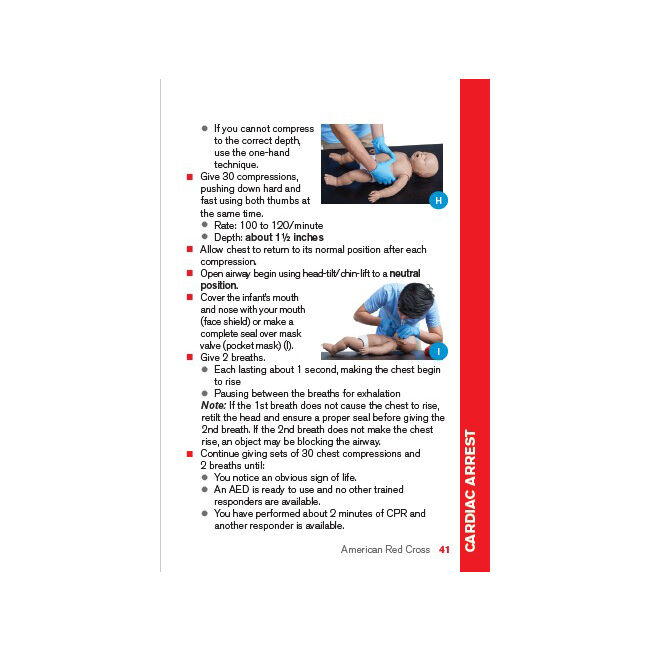 Emergency First Aid Reference Guide | Red Cross Store