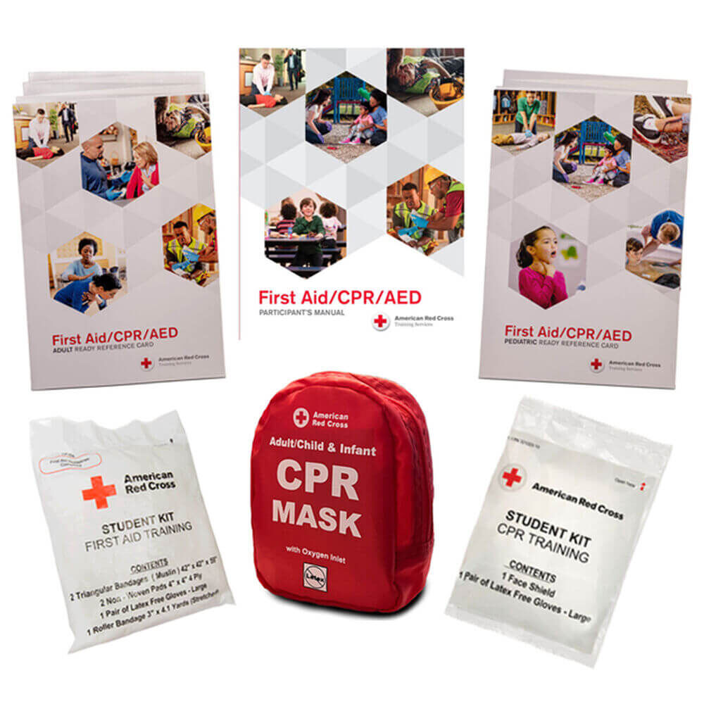 First Aid/CPR/AED Training Kit (Set) | Red Cross Store