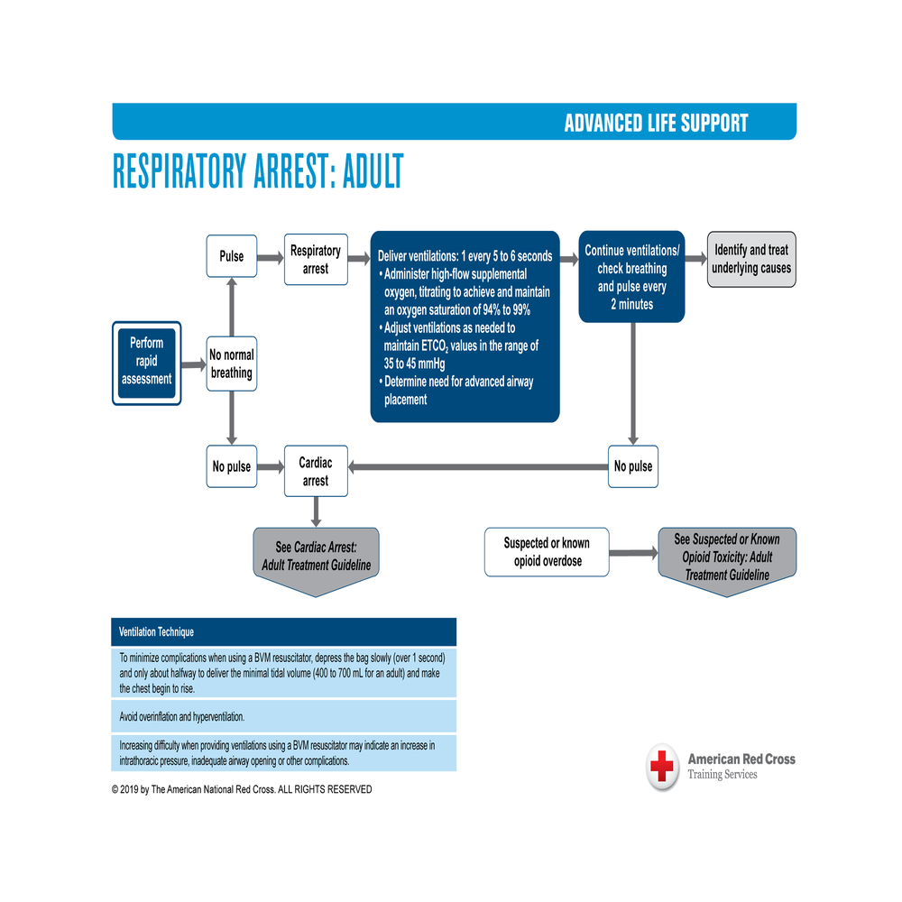 ALS Treatment Guidelines on Card Stock | Red Cross Store