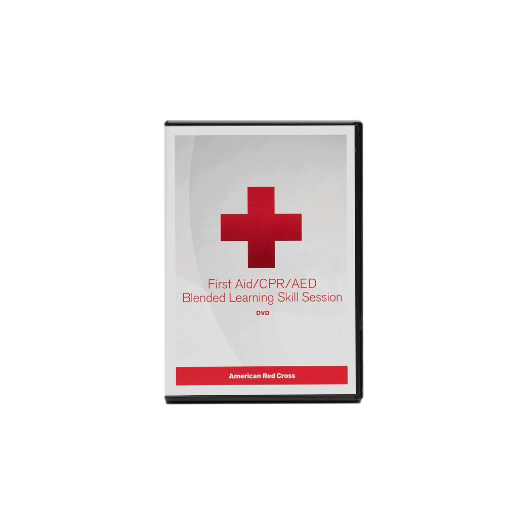 First Aid Cpr Aed Blended Learning Dvd Red Cross Store