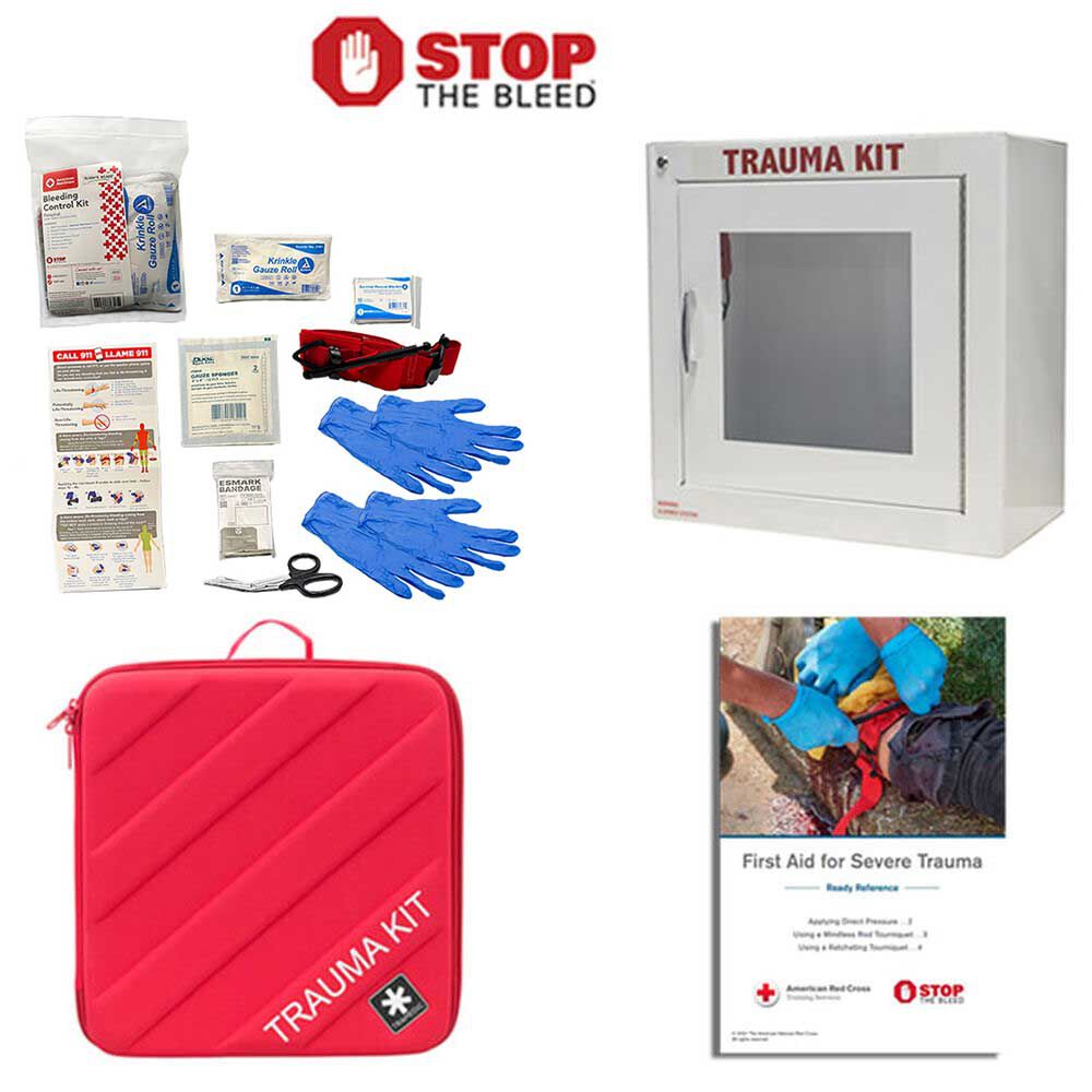 Bleeding Control Trauma Kit (Set of 4) | Red Cross Store
