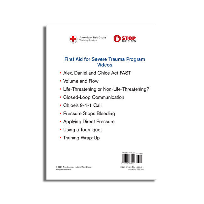 First Aid for Severe Trauma, DVD | Red Cross Store
